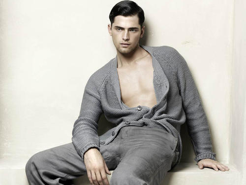 One of the super male models, charming features, well-proportioned ...