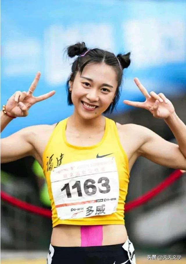 Ge Manqi: A Chinese female trapeze who ran into the women's 100m semi ...