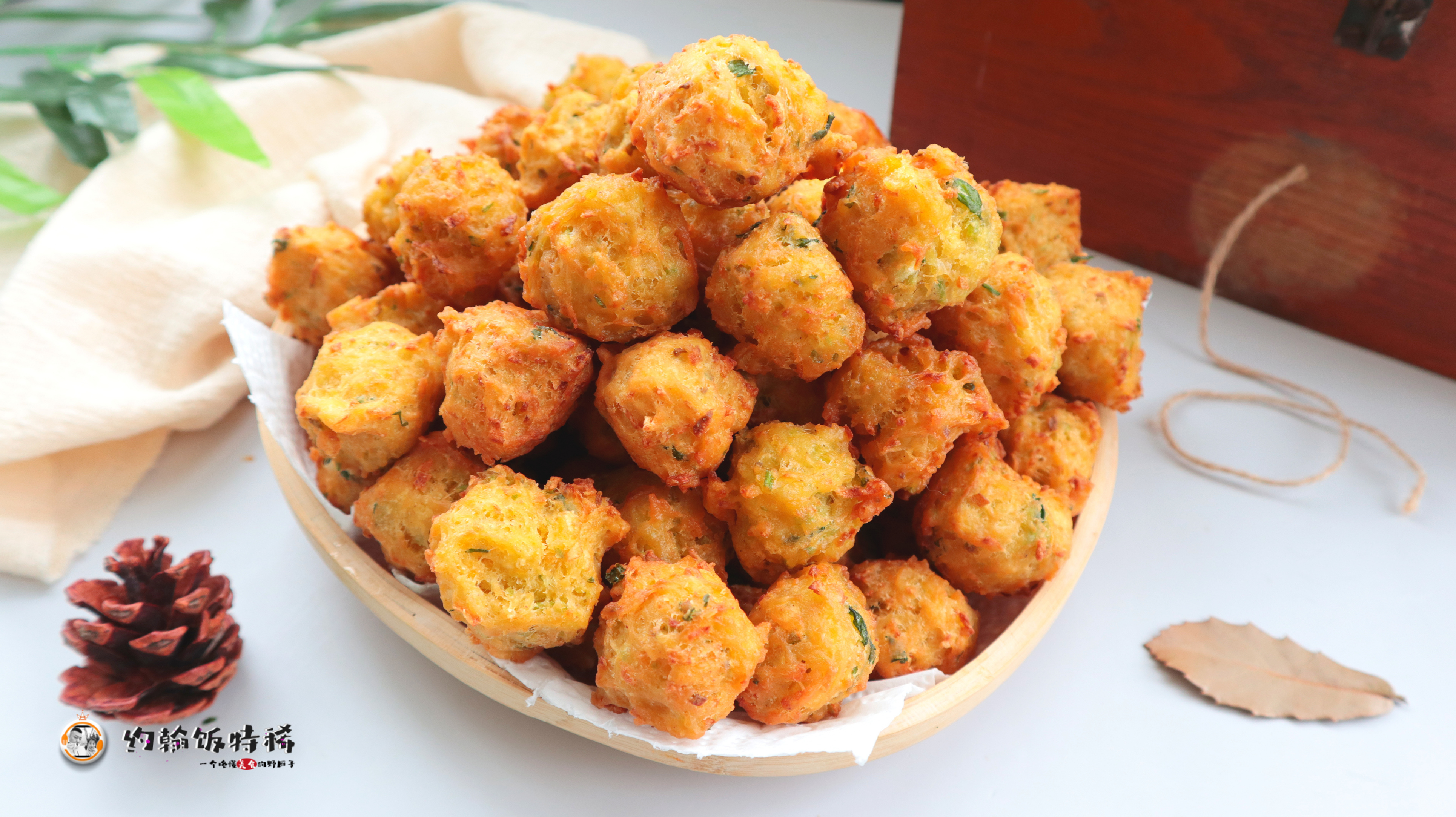 Deep-fried radish balls, these "two kinds" of ingredients must not be ...