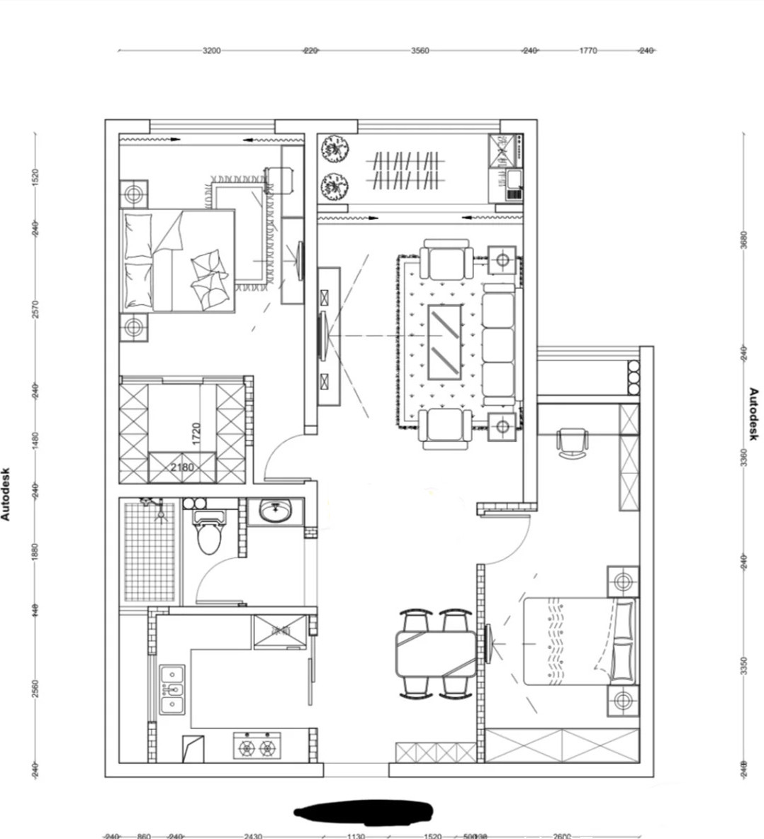 Her home is 78 square meters, small in size, but very comfortable and ...