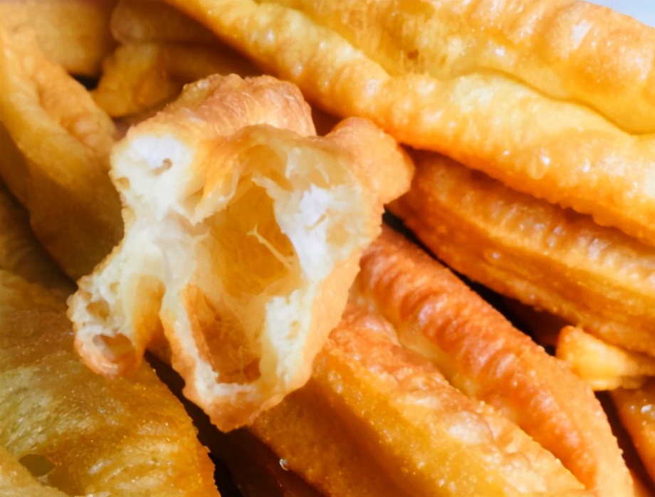 Traditional fried dough sticks, without baking powder or baking soda ...