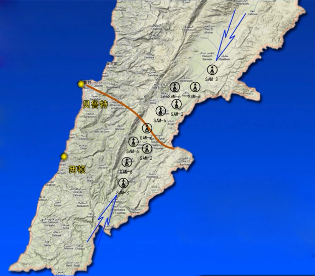 How were the 19 Sam missile positions that Syria had been operating for ...