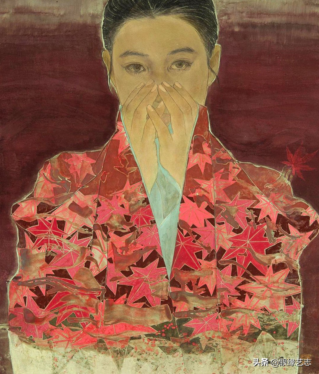 Time and Space Overlapping "Sakura at Night and Day": Japanese painter ...