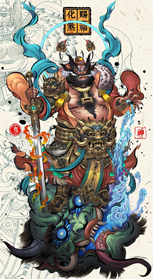 Spring Festival Series: How did the blessing of the door god town house ...