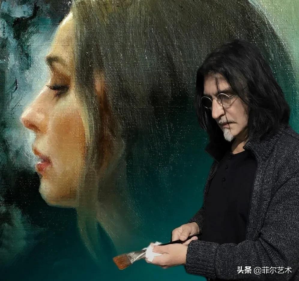 The beauty in the oil painting of Russian painter Vladimir's body is ...