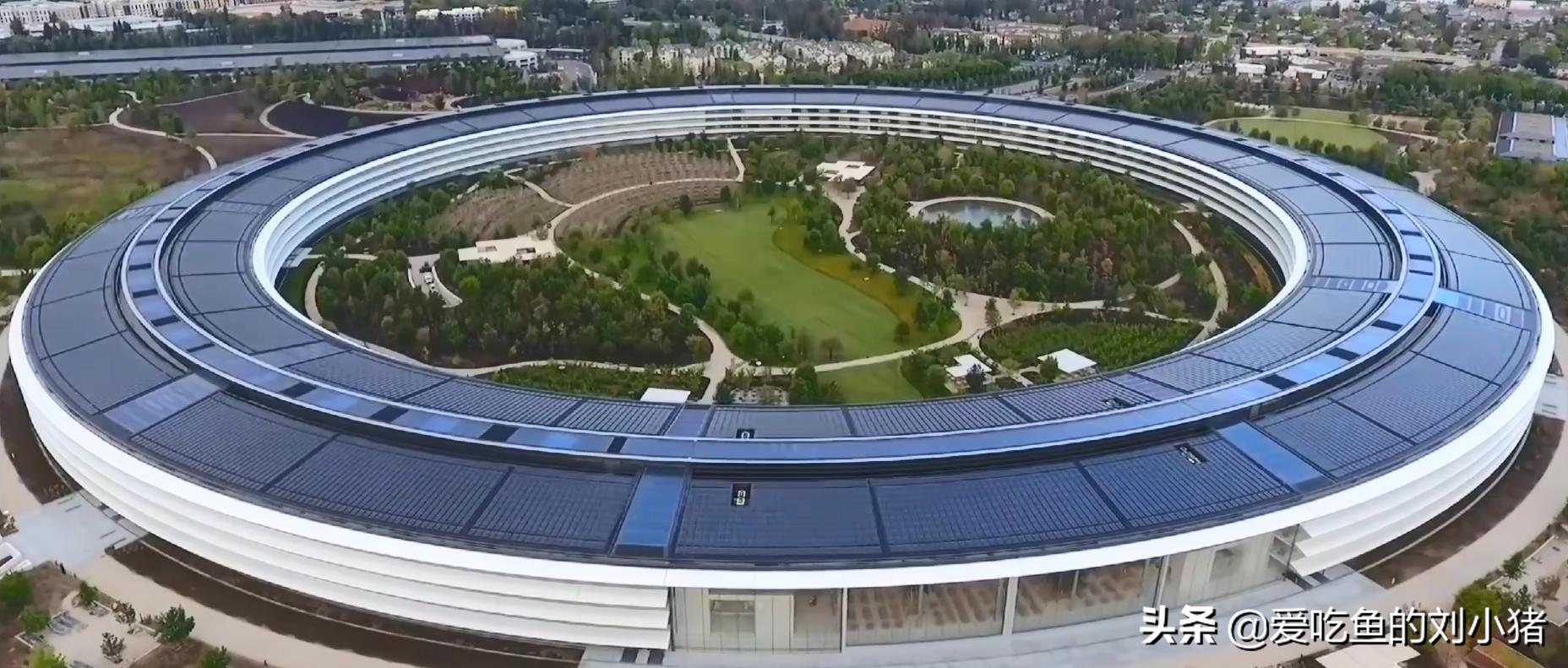 The world's largest architectural landscape!The "Energy Ring" Apple ...