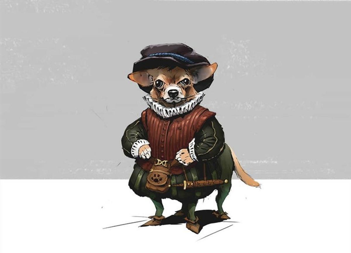 The dog has become a centaur, cute and strong coexist, Corgi's short ...