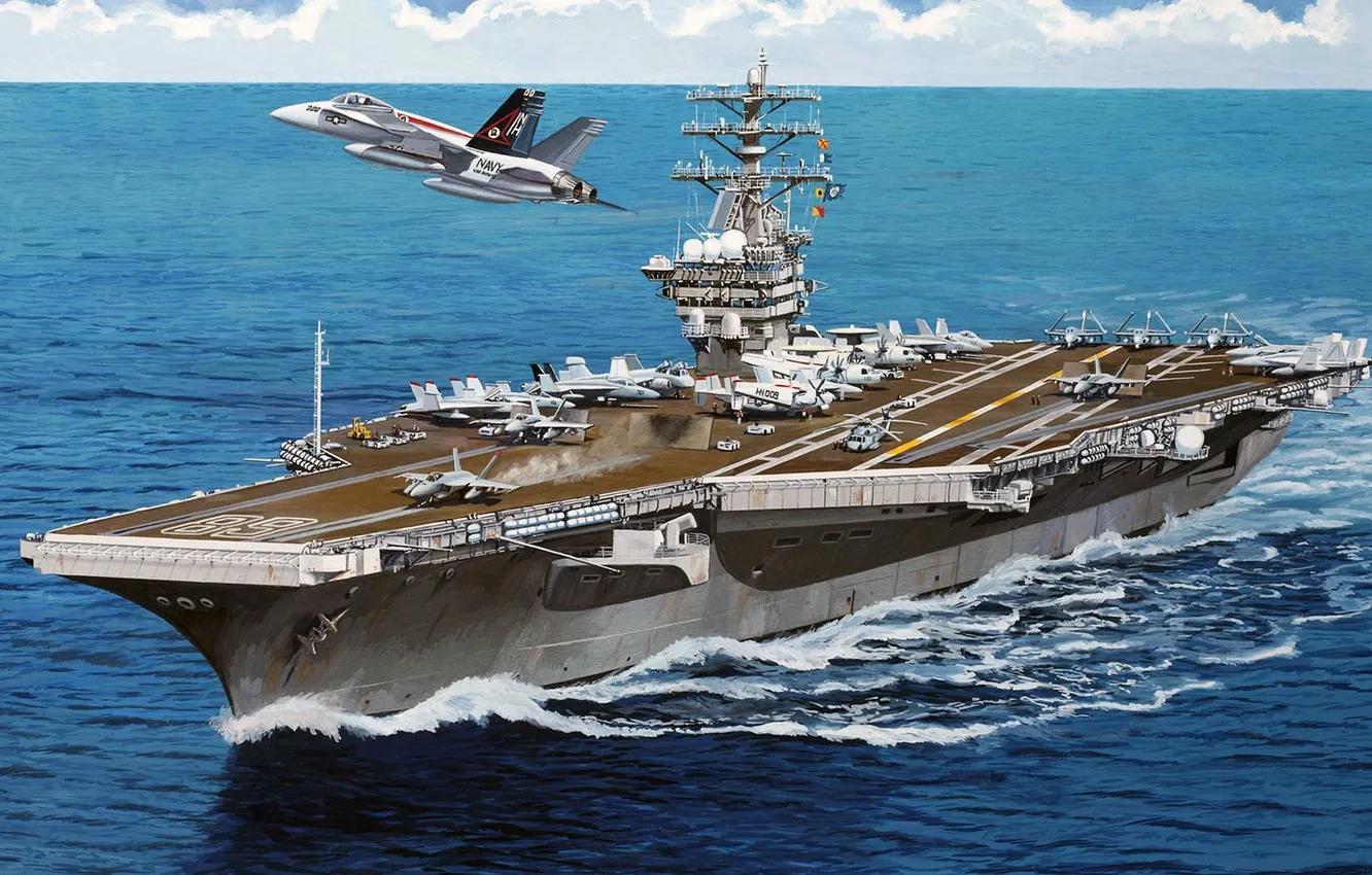 CVN-68 "Nimitz" aircraft carrier Atlas (113 pictures) - iNEWS
