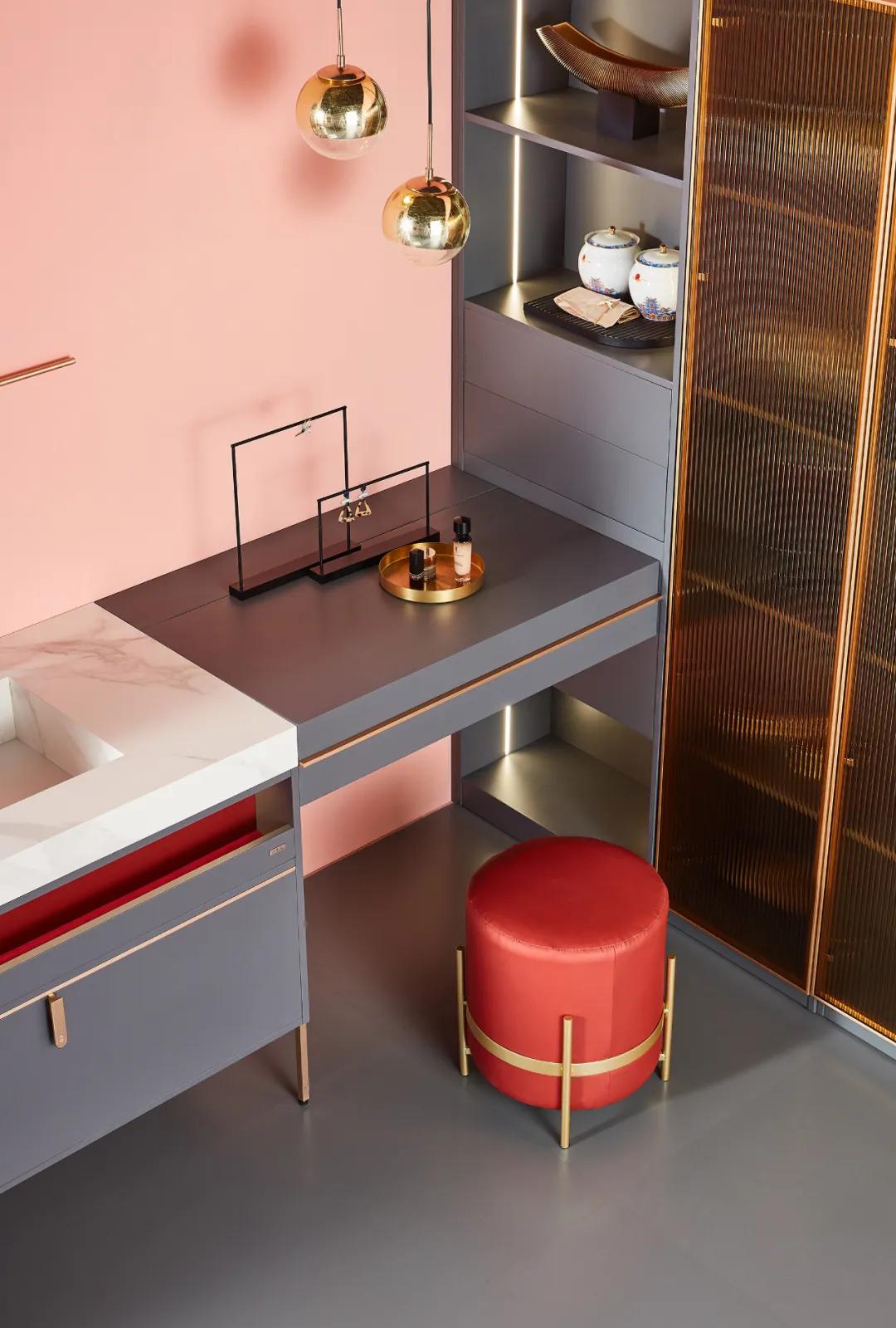 Langjing Sanitary Ware Guochao Series Customized Bathroom Cabinets Move ...