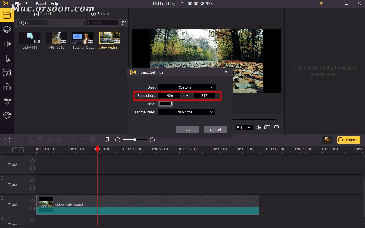 How to make a square video with TunesKit AceMovi Video Editor Mac - iNEWS