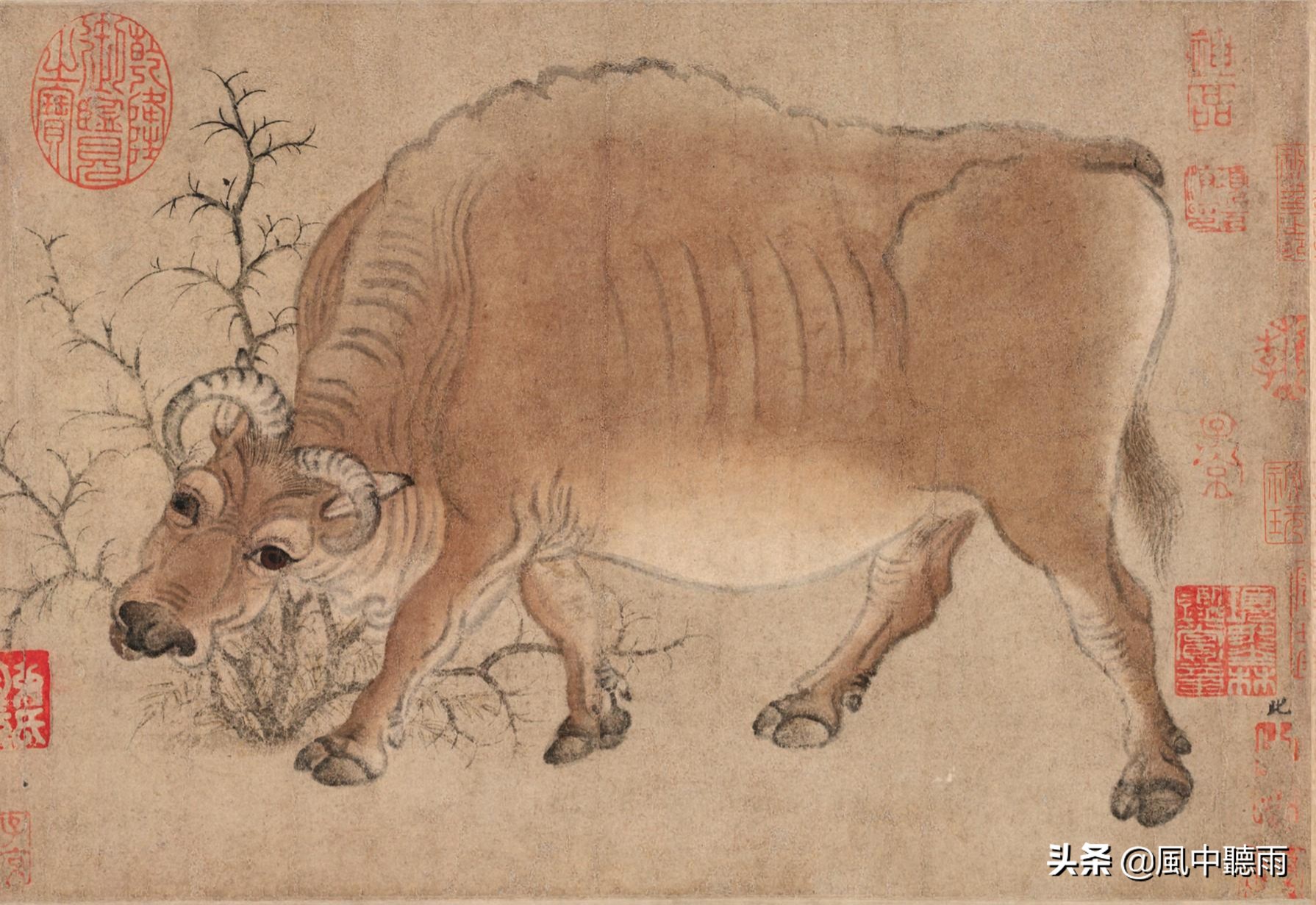 Han Huang's "Five Bulls": the cattle behind the returned national ...