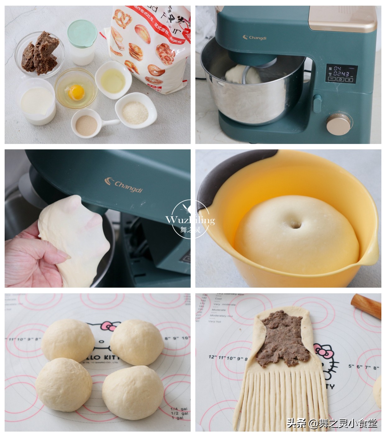 Yarn ball bread, using my secret recipe plus 3 tips, baking Xiaobai can ...