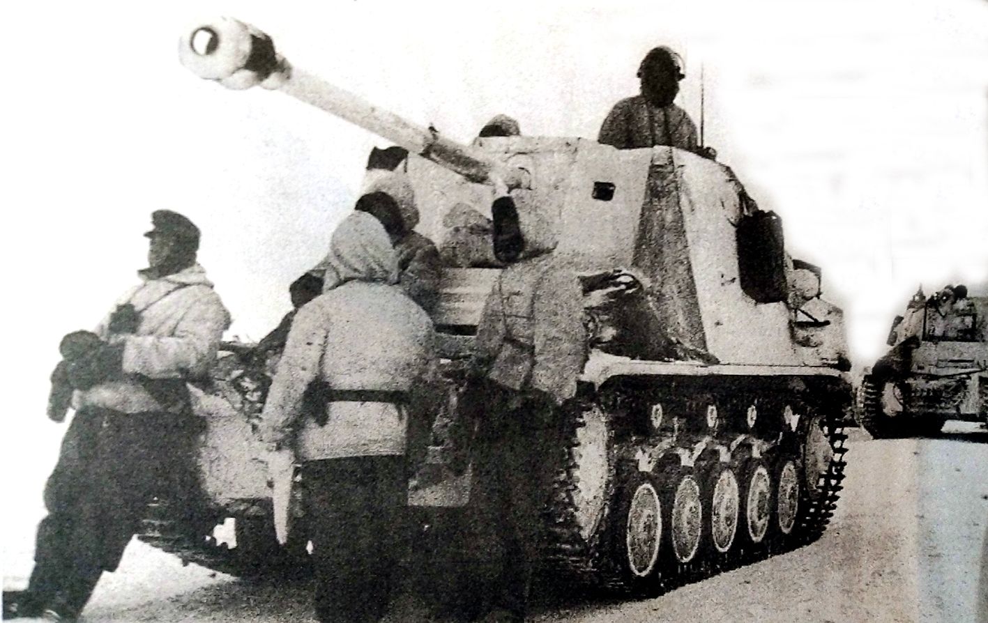 German tank destroyer of World War II "Weasel" anti-tank gun vehicle ...