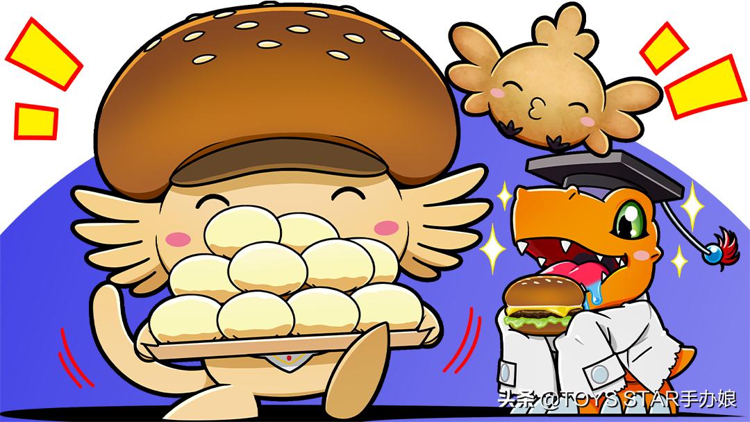 "Digimon" looks hungry!These food-related Digimon - iNEWS