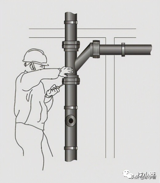 Building drainage pipe installation - iNEWS