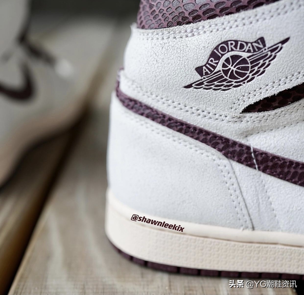 The latest physical exposure of AMM x AJ1!Snake pattern details + super ...