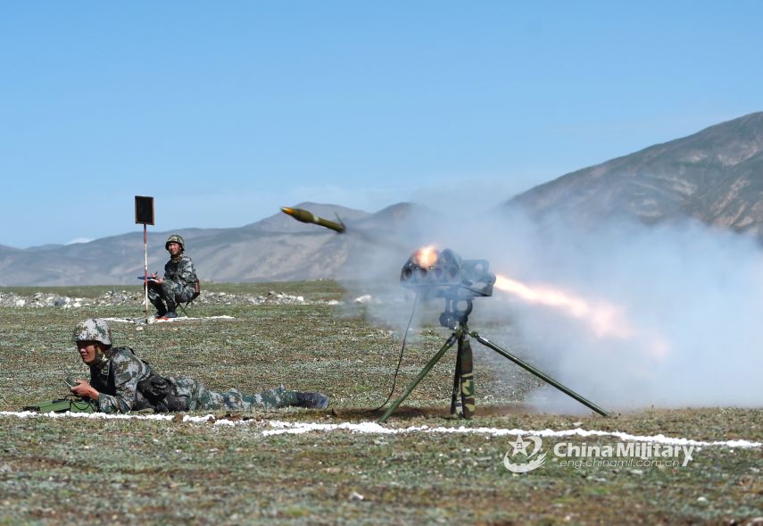 The smallest rocket launcher of the People's Liberation Army, ultra ...