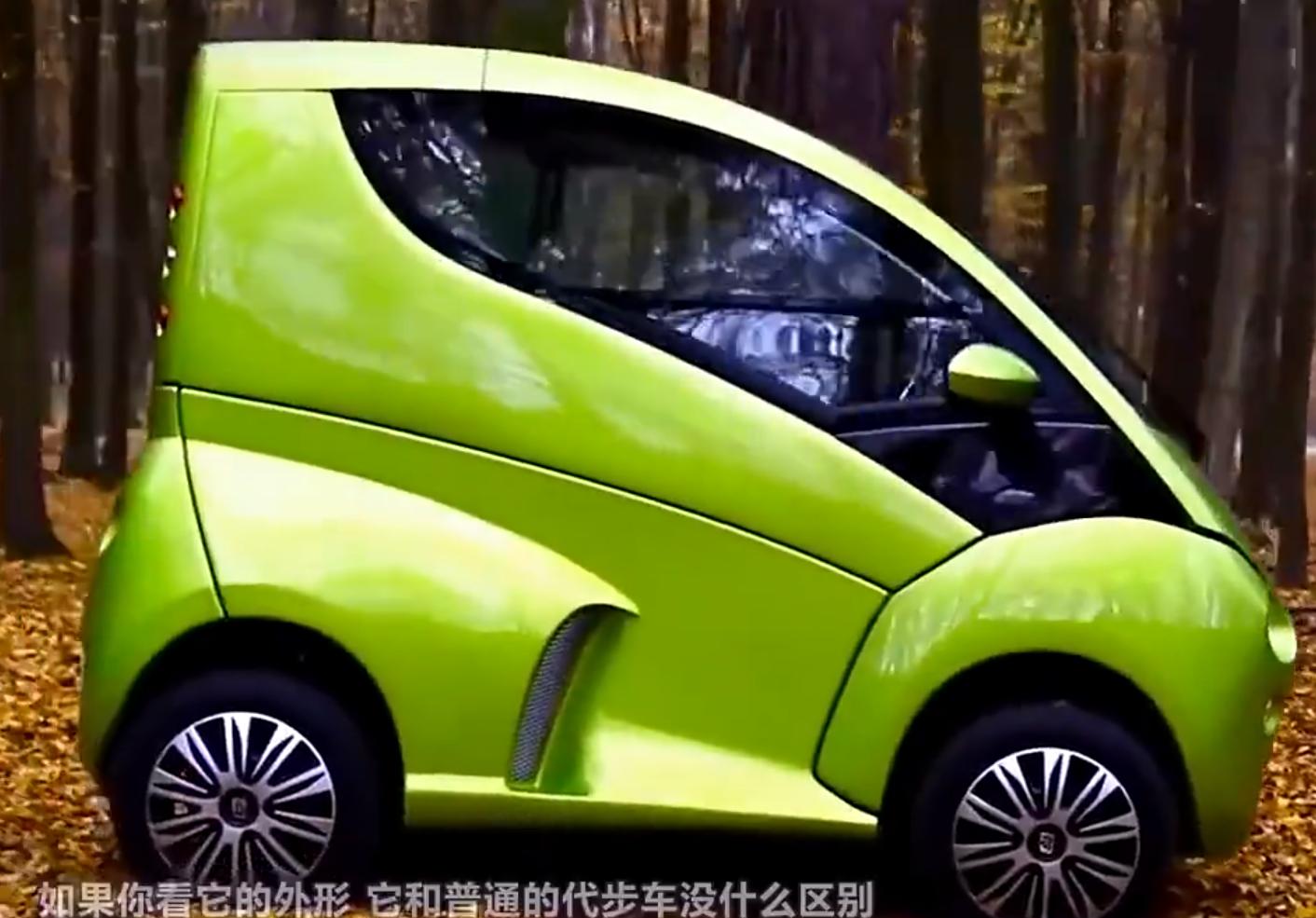 A mini car that the disabled can drive without feet, fully manual ...