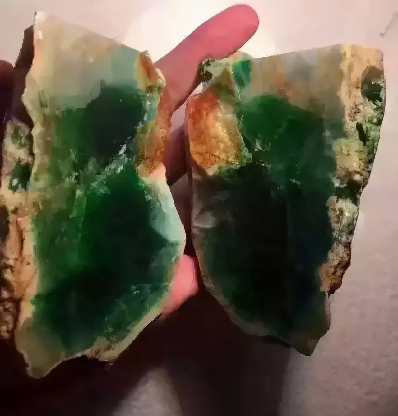 The raw stone of the mountain and water, which was bought by the owner ...