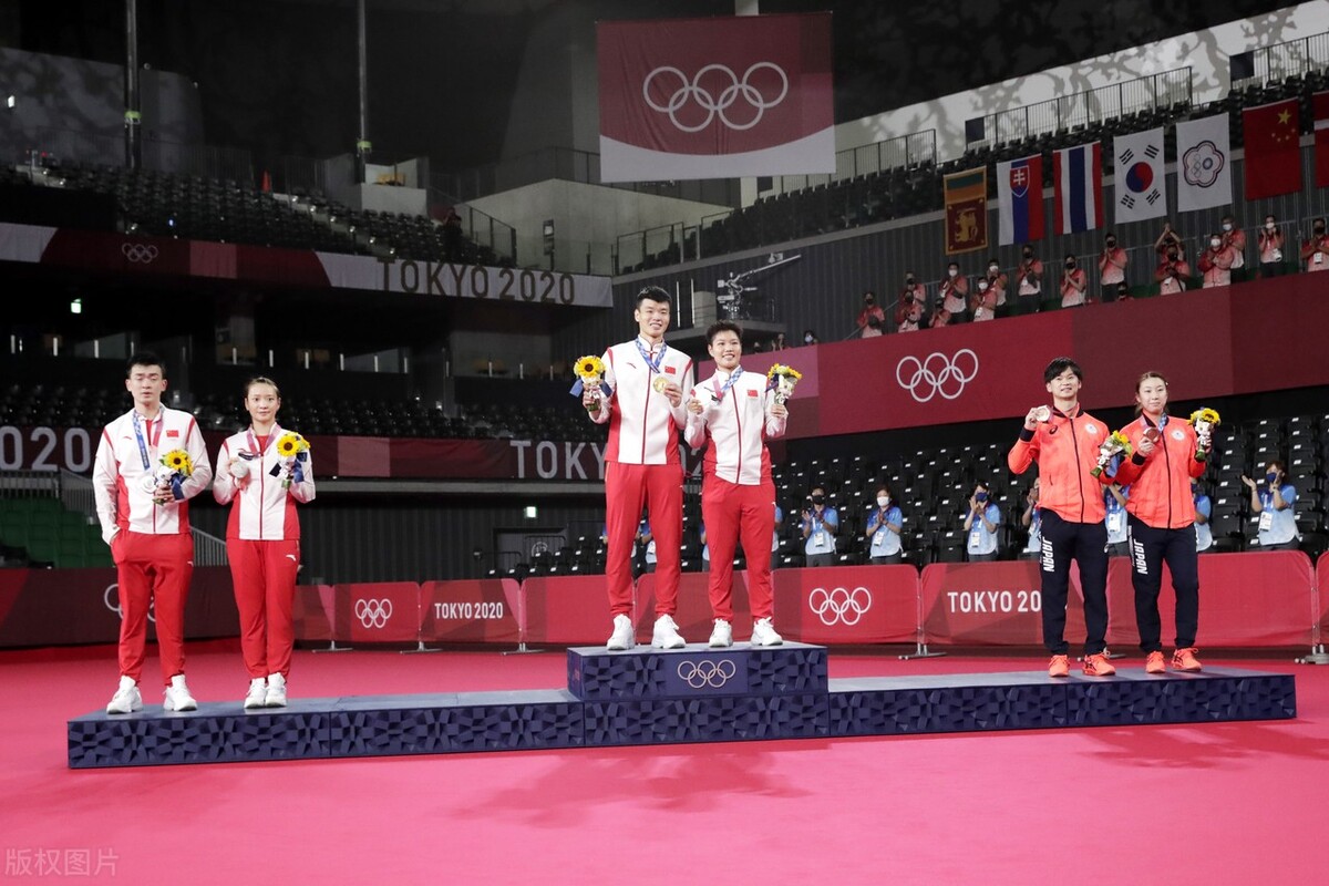 Wang Yilu, Huang Dongping, Badminton Mixed Doubles Gold Medal, Zheng ...