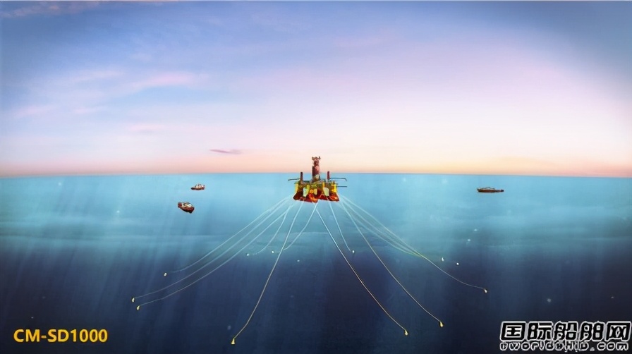 The Nantong shipyard delivered China's first mid-deep water semi ...