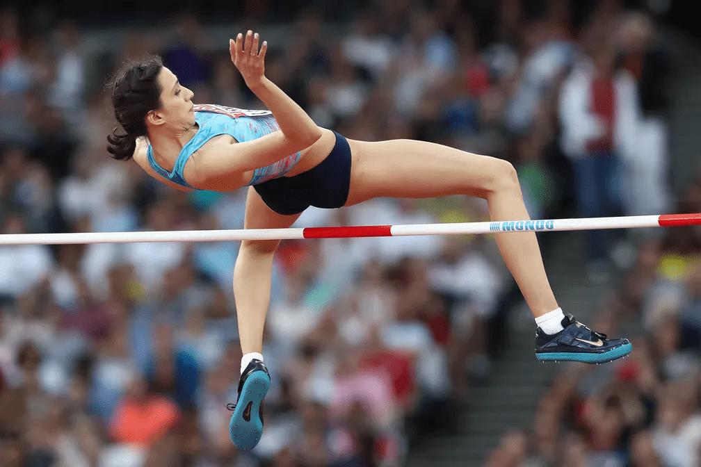 The beauty of the Russian high jump goddess shows that she conquered ...
