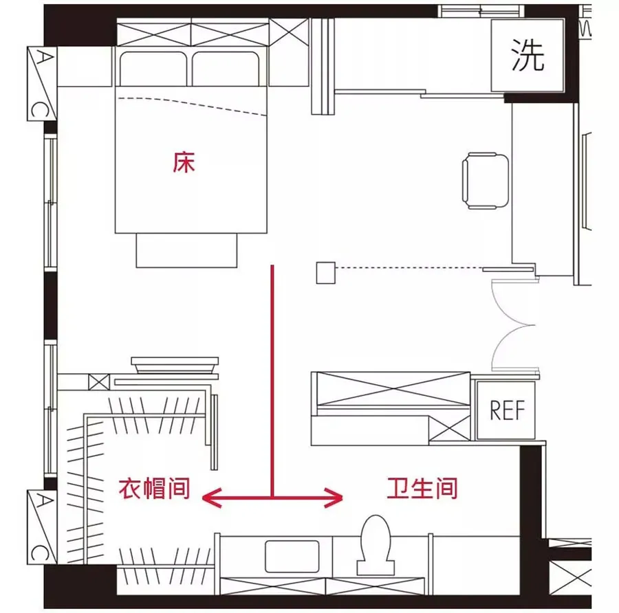 Small apartment also has a coat room, 2m2 can be done! Wardrobe layout ...