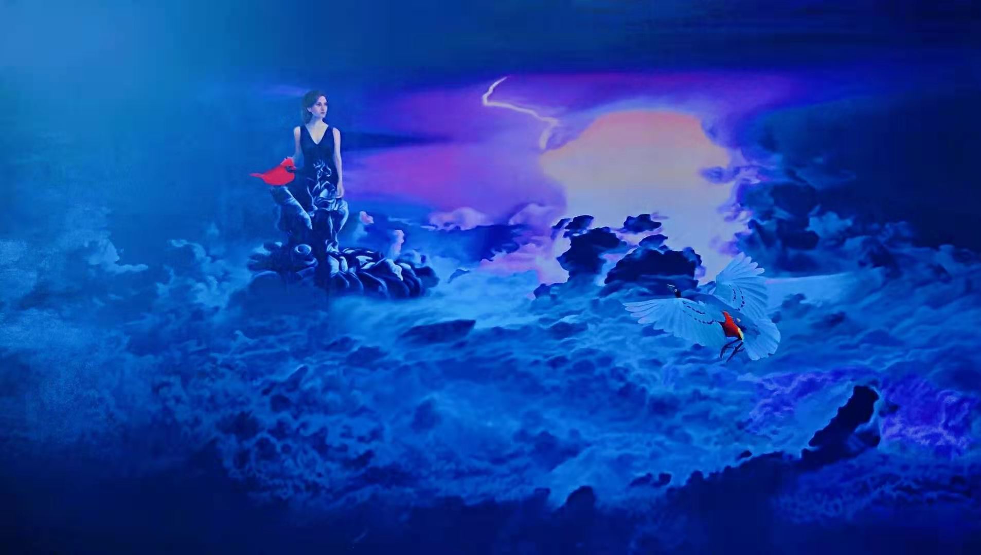 International contemporary artist Wang Ting - iNEWS