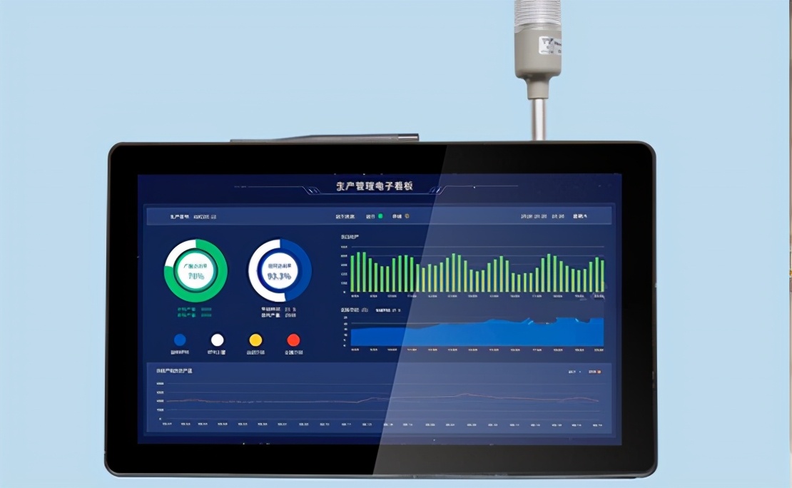 MES system industrial touch machine in the intelligent production ...