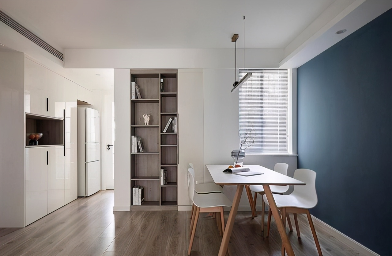 55 square meters of exquisite two-bedroom, living room-like design ...