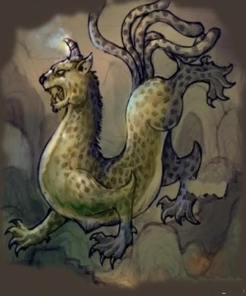 The mythological novel "Shan Hai Jing", the ancient creatures described ...
