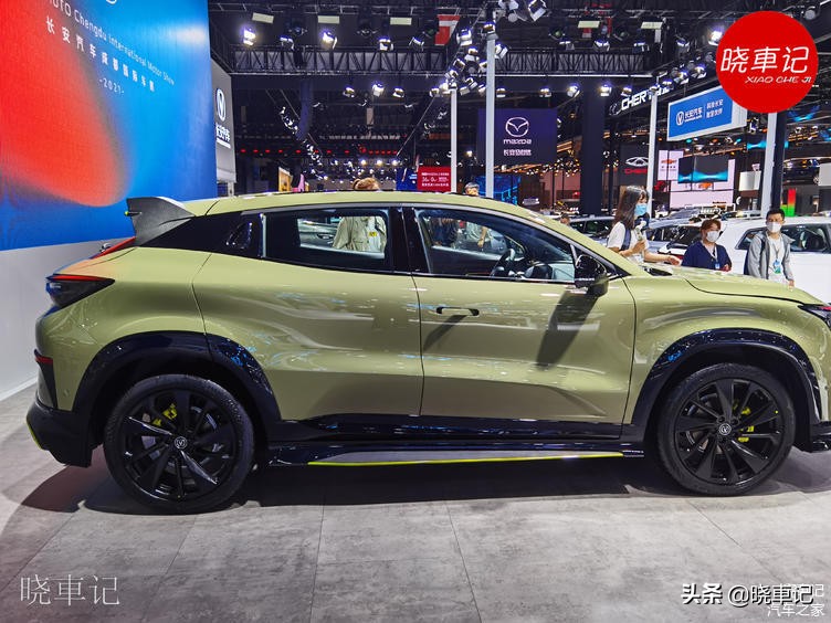 Real shots of Changan UNI-T at the Chengdu Auto Show. This green color ...