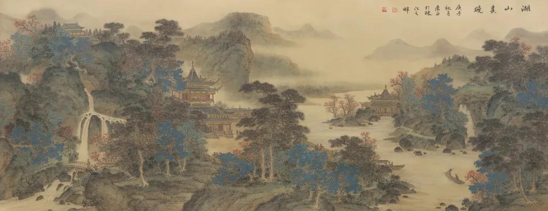 Lin Guangping's landscape works: Poetry, the world is slow, the ink ...