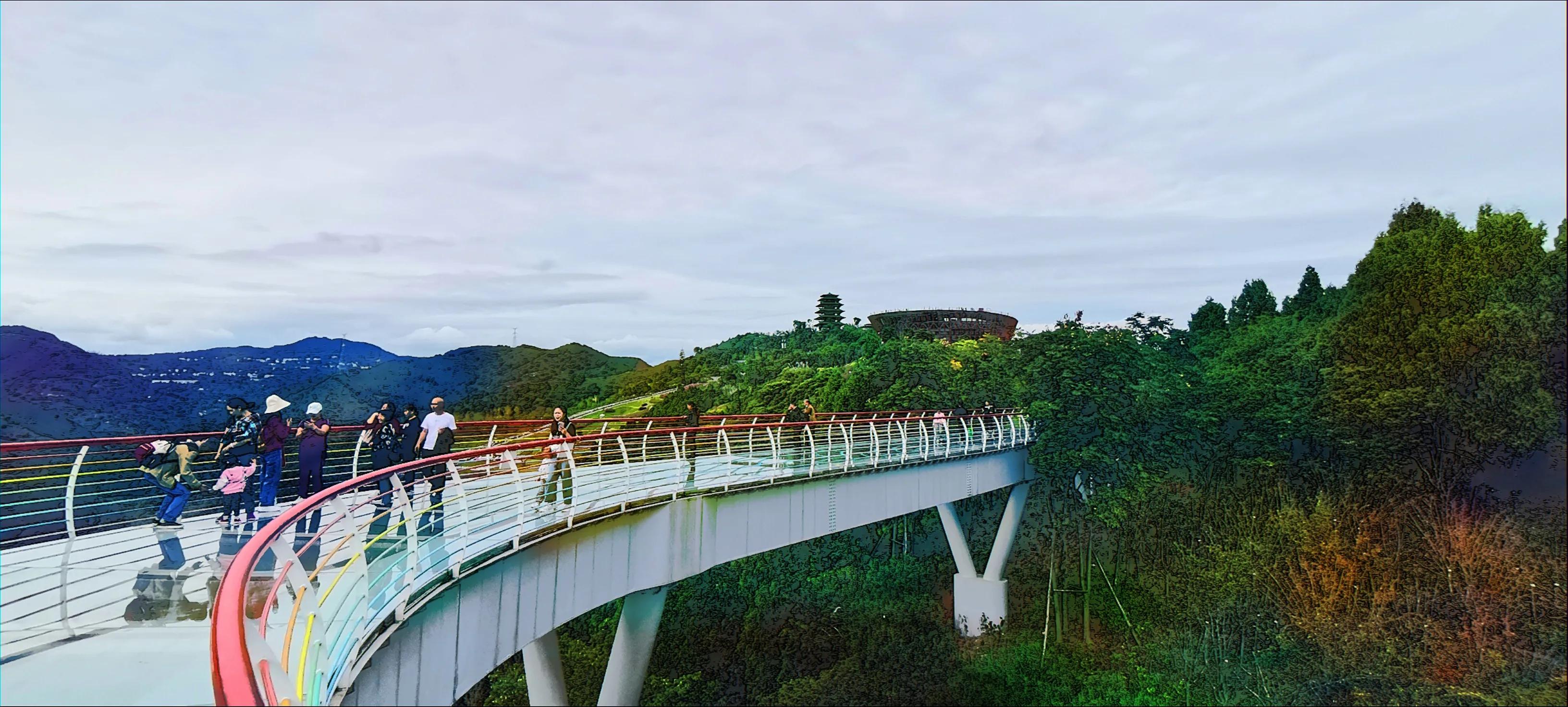 Longquan Mountain Urban Forest Park Danjingtai Scenic Area, a natural ...