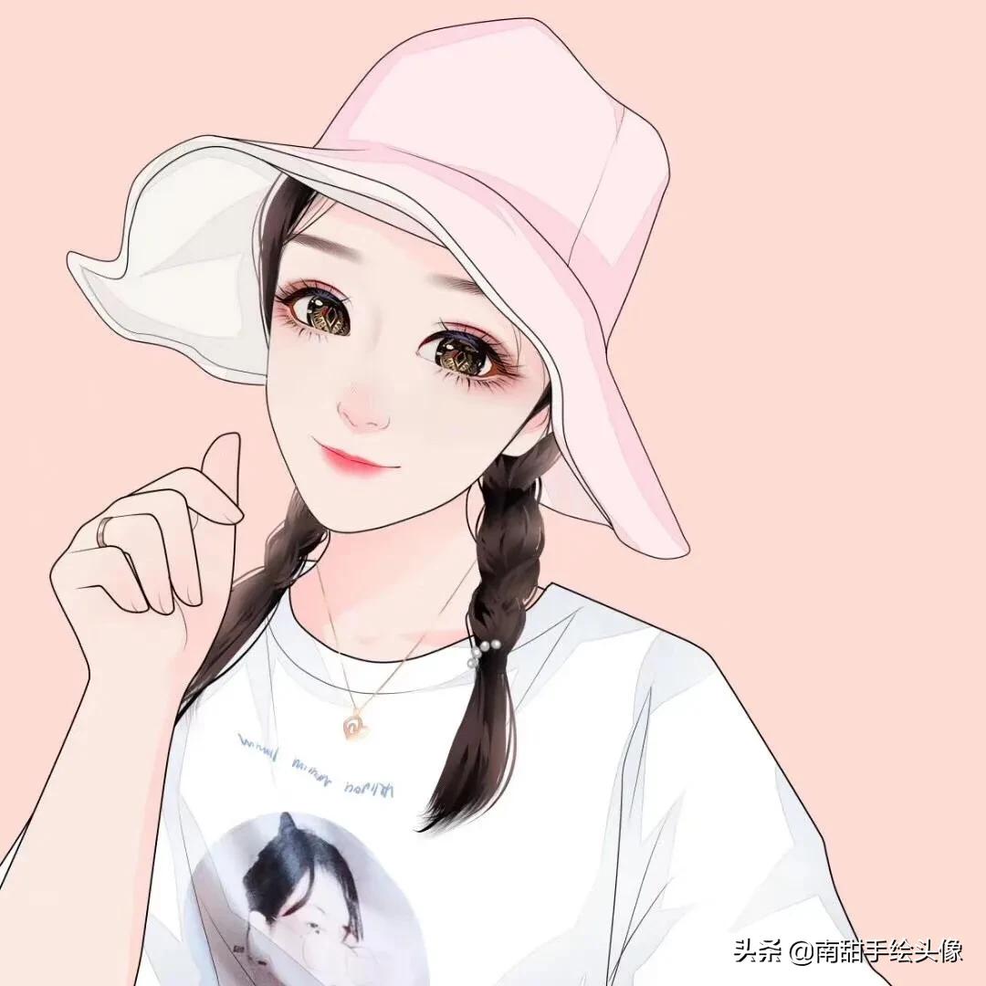 Change your avatar!Cute and playful girls hand drawn avatars are good ...