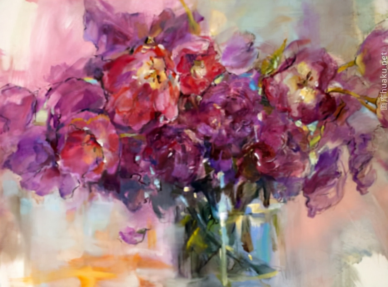 Flower works by Russian female painter Anna Razumovskaya - iNEWS