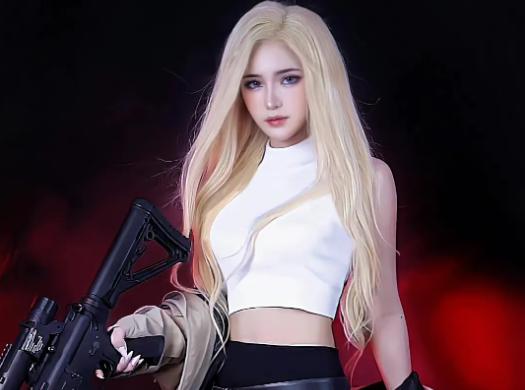 "Knock to death" within 20 seconds!The blonde elder sister holds ...