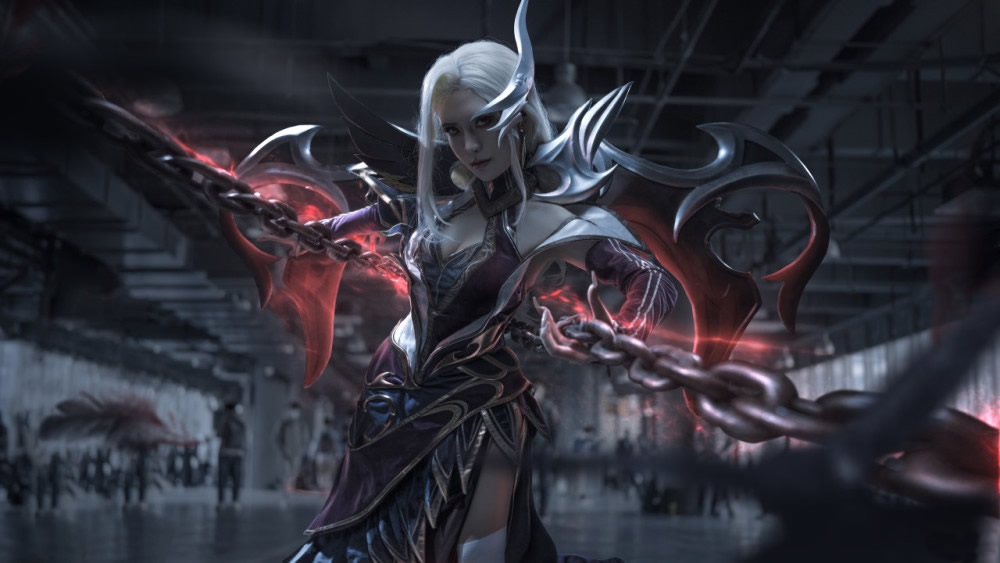 "League of Legends" Supreme Witch Morgana Cosplay - iNEWS