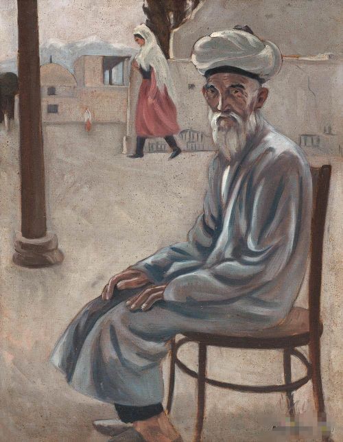 Five brothers talk about painting oil painting in China 22. Han Leran ...