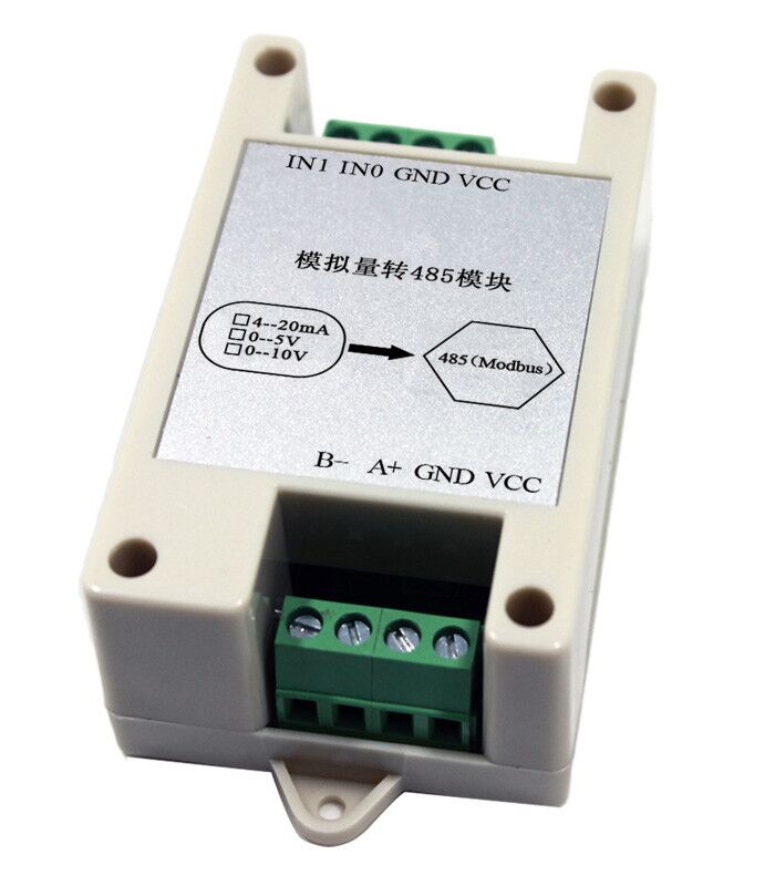 Voltage and current analog quantity acquisition RS485 bus communication ...