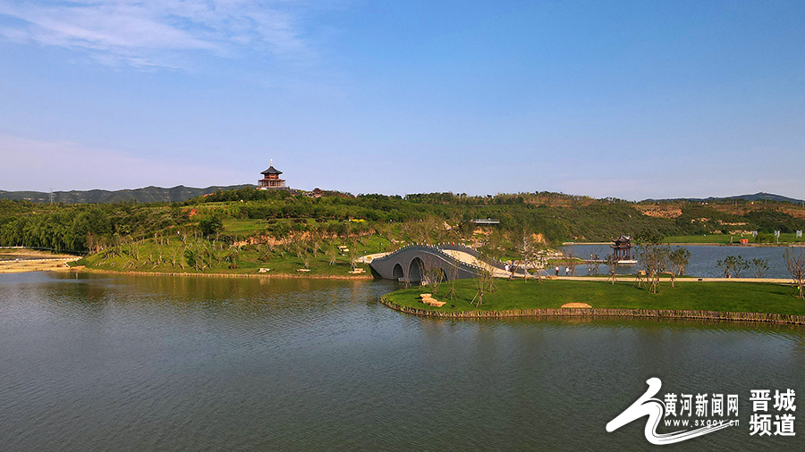 "Aerial Photography" Jincheng: Danhe New City Fengqi Lake - iNEWS