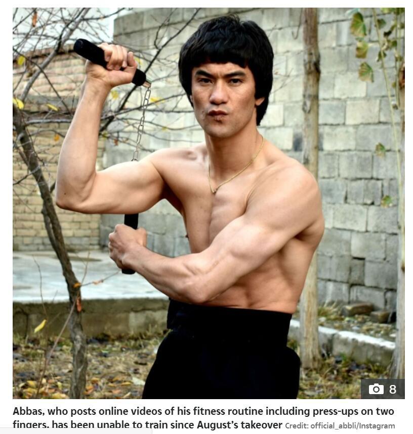 The Afghan actor is really amazing, looks like a martial art, exactly ...
