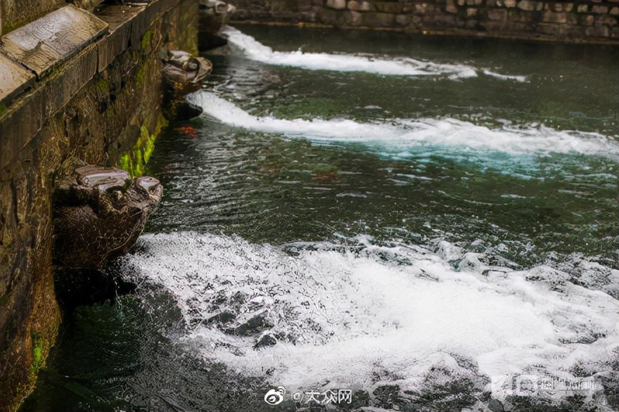 The water level of Jinan Black Tiger Spring hits a new high this year ...