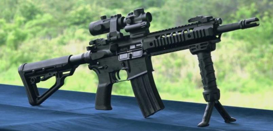 The new rifle is included in the special forces of the South Korean ...