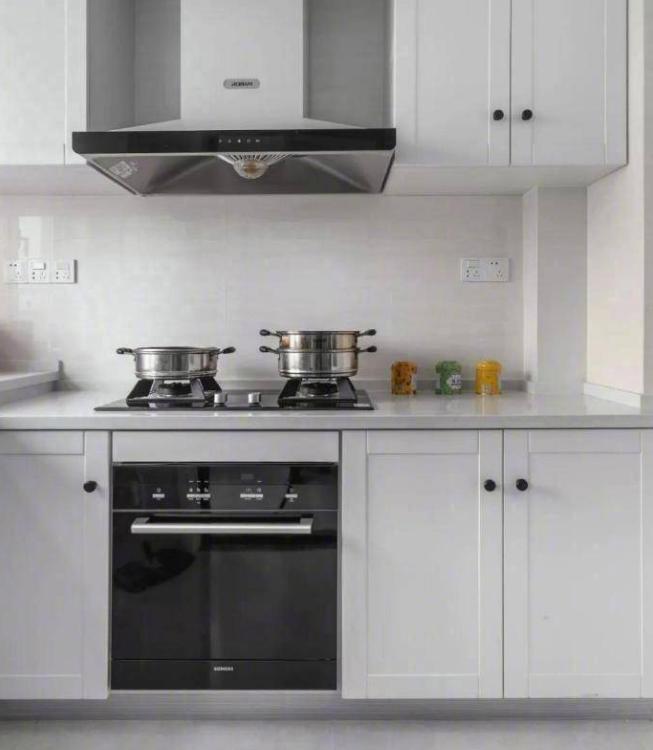 The whole house of 96 square meters is white, and it saves 115,000 ...