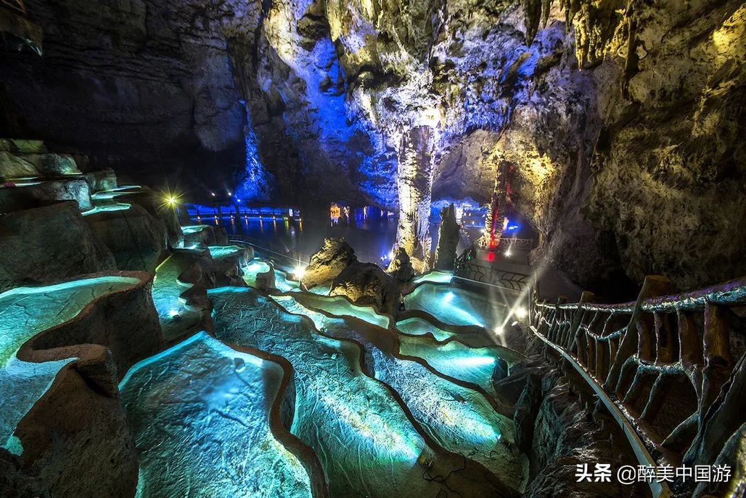 Visiting the Jiutian Cave Scenic Area of Maoyan River, the original ...