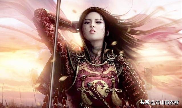 A legendary woman, the only female celebrity general in history, Qin ...