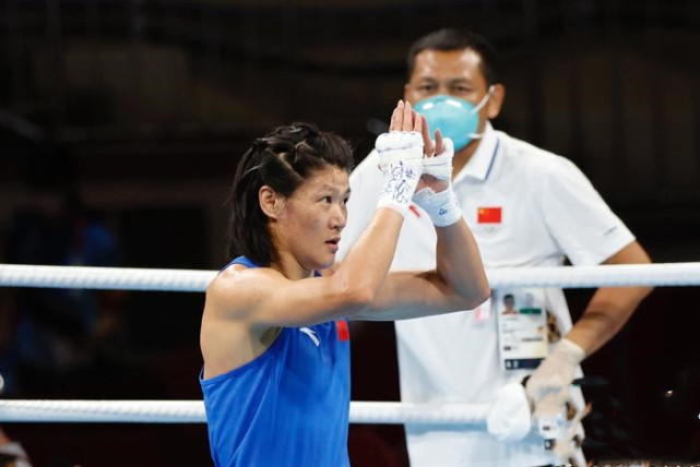 Secret boxing goddess Gu Hong!Entered the Olympic boxing ring for the ...