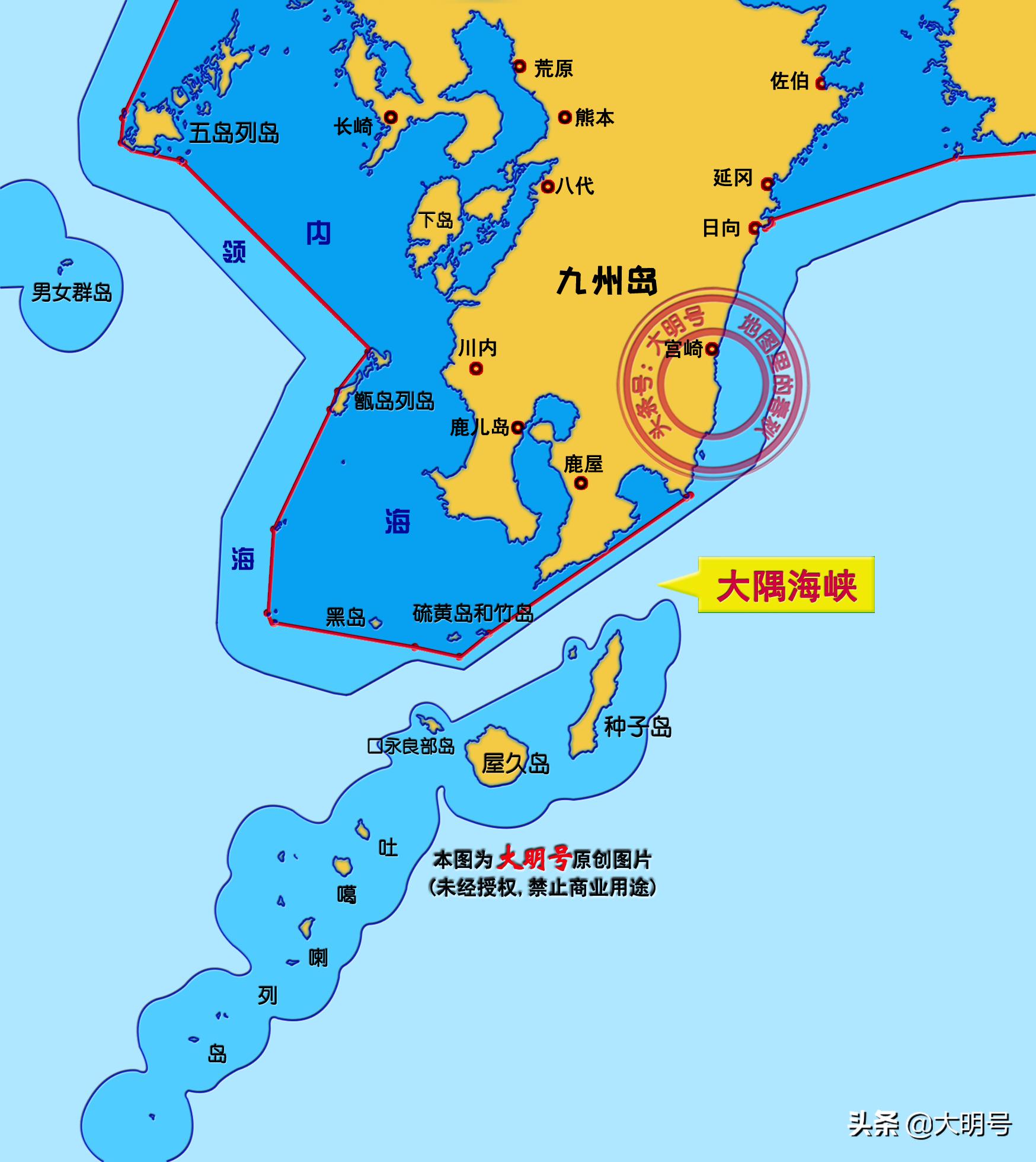 Japan sets the width of its territorial sea to 3 nautical miles, and ...