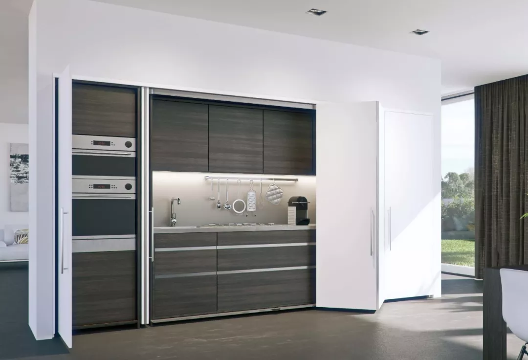 How to realize an invisible kitchen in a small apartment - iNEWS